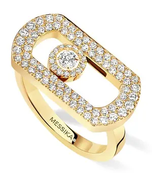 Messika So Move Yellow And Diamond Ring - Gold