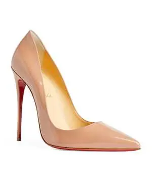 CHRISTIAN LOUBOUTIN So Kate 120 Patent Pumps - Nude