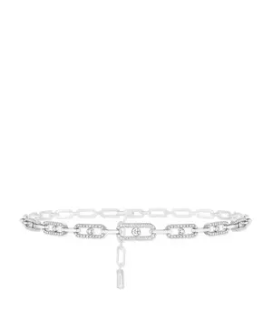 Messika Move Link Diamond Choker - Silver