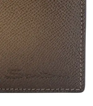 Santoni Leather Ombré Bifold Wallet - Green