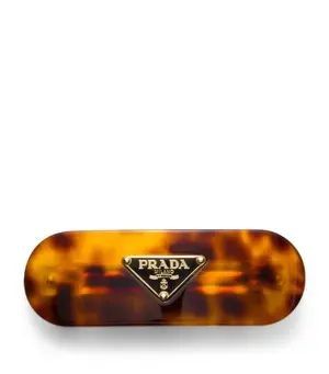 Prada Logo Hair Clip - Neutral
