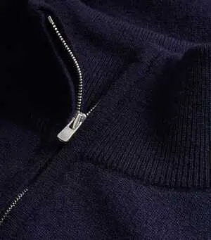 Harrods Cashmere Zip-up Sweater