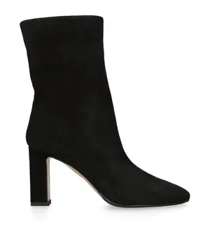 AQUAZZURA Manzoni 85 Suede Boots