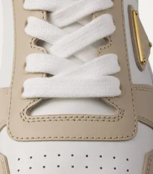 Prada Leather Platform Downtown Sneakers