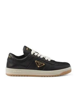 Prada Leather Downtown Sneakers