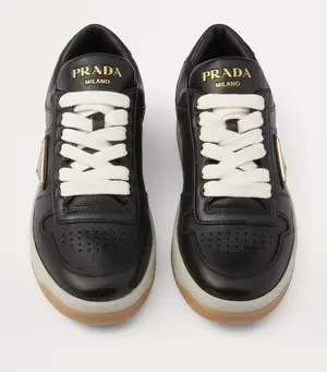 Prada Leather Downtown Sneakers