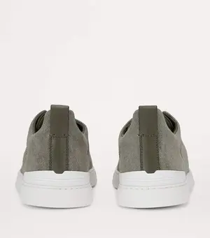 Zegna Canvas Triple Stitch Sneakers