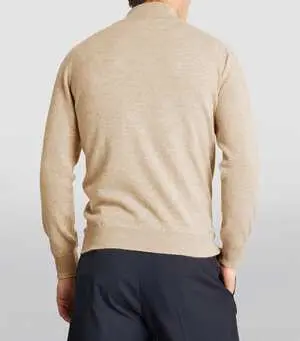 Harrods Cashmere Zip-up Sweater