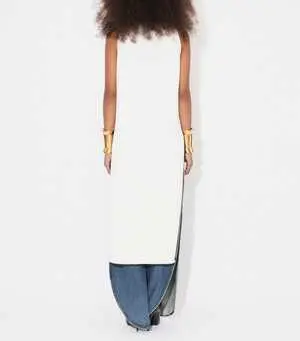 Alaïa Side-split Petal Round Jeans