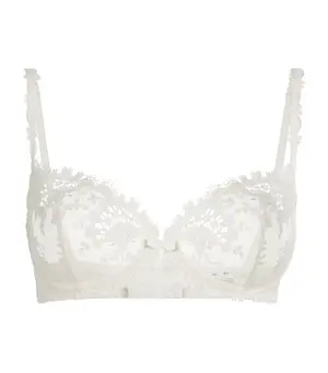Simone Perele Lace Wish Half-cup Bra Ivory