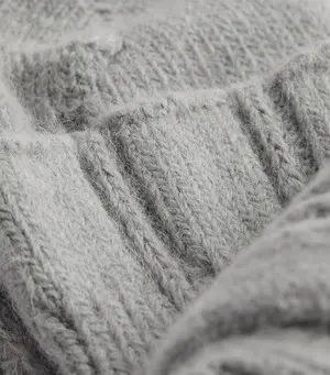 Falke Knitted Bed Socks - Grey