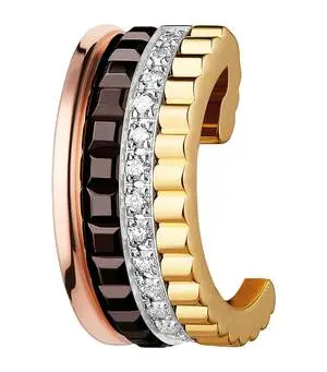 Boucheron Quatre Classique Single Ear Clip - Brown