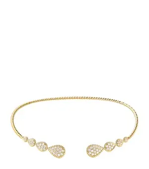 Boucheron Gold And Diamond Serpent Bohème Choker - Yellow