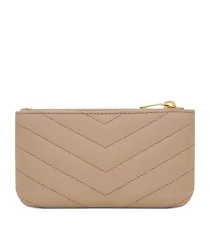 Saint Laurent Small Leather Chain Wallet