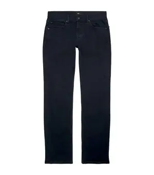 7 For All Mankind Standard Straight Jeans - Navy