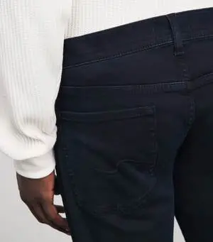 7 For All Mankind Standard Straight Jeans - Navy