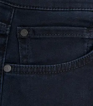 7 For All Mankind Standard Straight Jeans - Navy