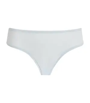 SKIMS Fits Everybody Cheeky Thong Blue
