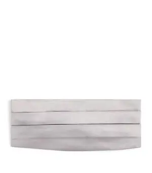 Giorgio Armani Silk Cummerbund - Grey