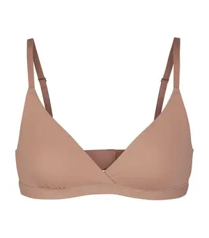 SKIMS Fits Everybody Triangle Bralette Brown