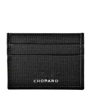 Chopard Small Leather Classic Card Holder Black
