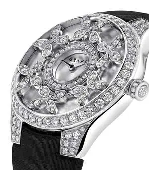 Graff Platinum And Diamond Classic Butterfly Watch