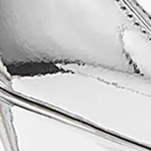 JIMMY CHOO Azia 95 Leather Sandals - Silver