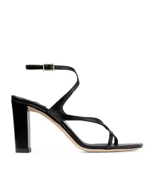 JIMMY CHOO Azie 85 Leather Heeled Sandals