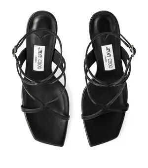 JIMMY CHOO Azie 85 Leather Heeled Sandals