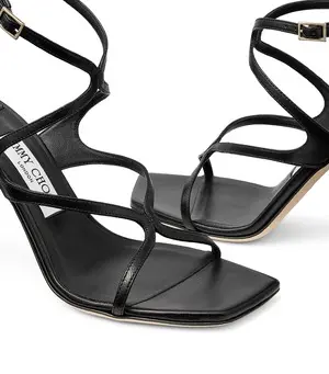 JIMMY CHOO Azie 85 Leather Heeled Sandals