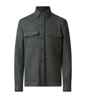Isaia Cashmere-blend Overshirt