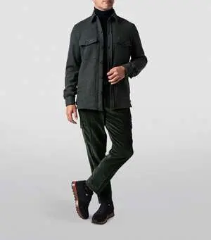 Isaia Cashmere-blend Overshirt