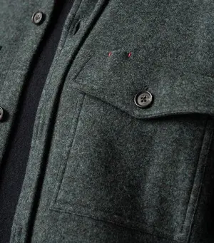 Isaia Cashmere-blend Overshirt