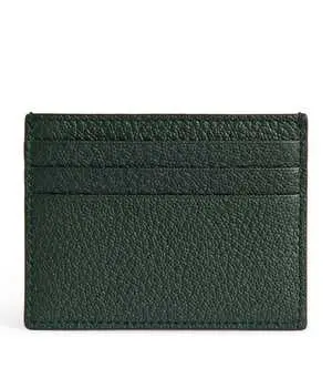 Giorgio Armani Leather Card Holder - Green