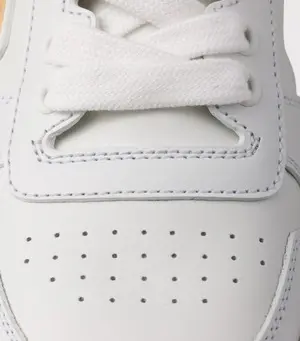 Prada Leather Downtown Sneakers - White