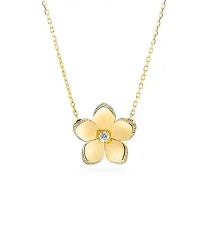 Graff Gold And Diamond Wild Flower Pendant Necklace - Yellow