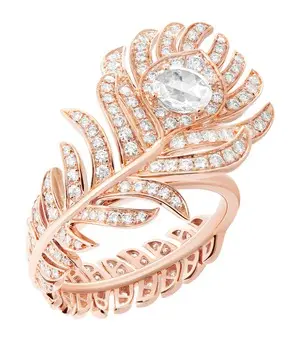 Boucheron Plume De Paon Ring - Pink