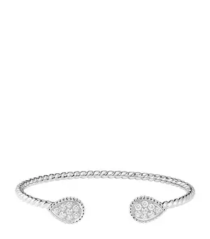 Boucheron Gold And Diamond Serpent Bohème Bracelet - White