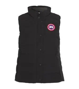 Canada Goose Down-filled Freestyle Padded Gilet - Black