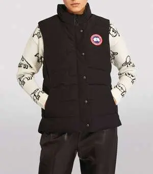 Canada Goose Down-filled Freestyle Padded Gilet - Black