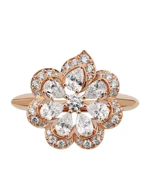 Chopard And Diamond Precious Lace Mini-froufrou Ring