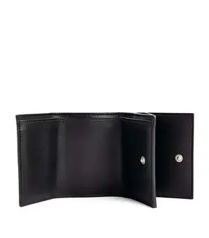Bottega Veneta Leather Intrecciato Trifold Wallet