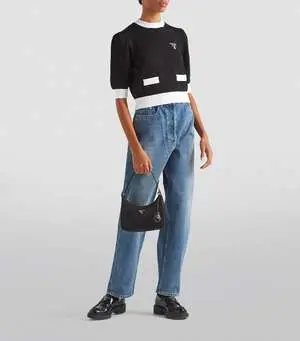 Prada Contrast Trim Sweater