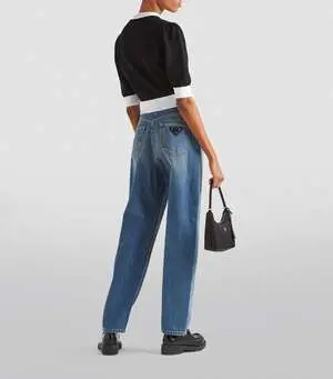 Prada Contrast Trim Sweater