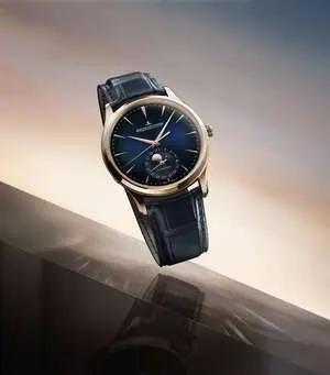 JAEGER-LECOULTRE Rose Gold Master Ultra Thin Moon Automatic Watch