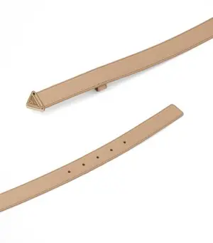 Prada Saffiano Leather Triangle Belt