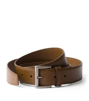 Prada Prada Leather Belt Brown