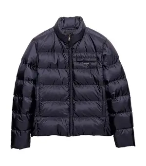 Prada Re-nylon Puffer Jacket - Blue