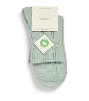 Falke Ribbed Bedsock Socks - Blue