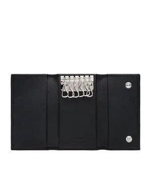 Prada Saffiano Leather Key Case
